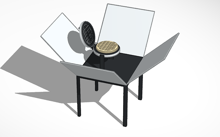 3D design Sun-powered waffle maker | Tinkercad