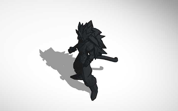 3D design Dragon ball - Goku - Tinkercad