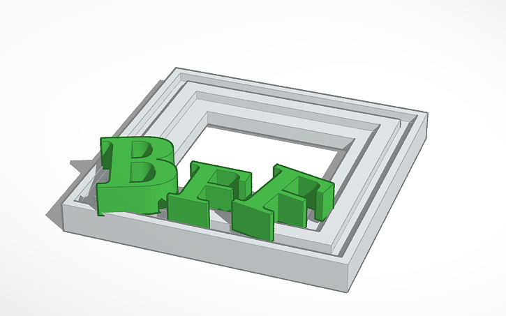 3D design Picture Frame - Tinkercad