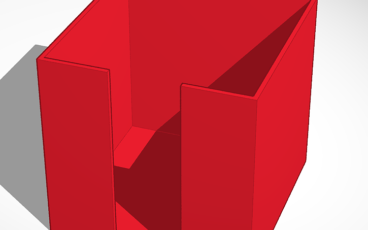 3D design support post-it | Tinkercad