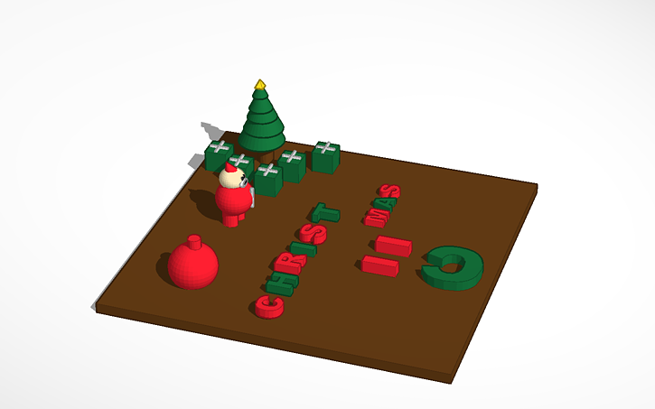 3D design christmas - Tinkercad
