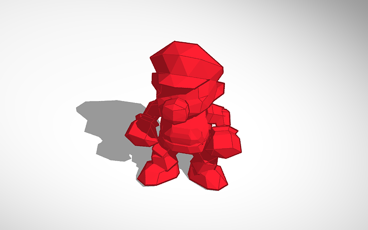 3D design Super Mario 64 (Idle) - Tinkercad