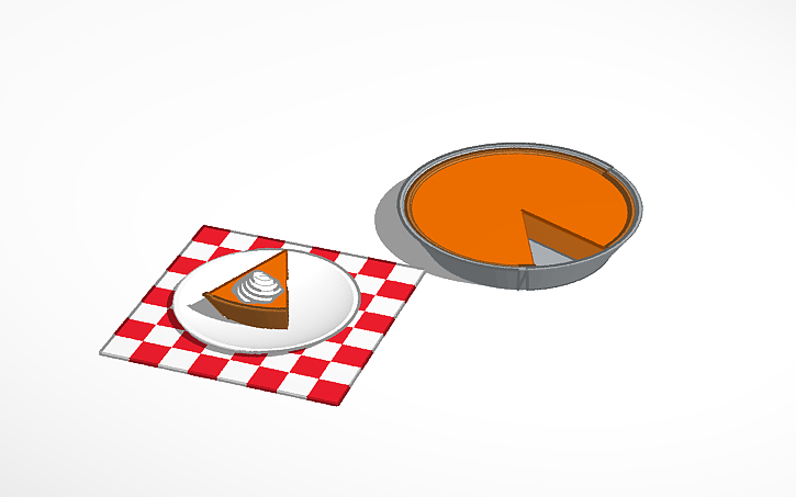3D design Pumpkin Pie! - Tinkercad