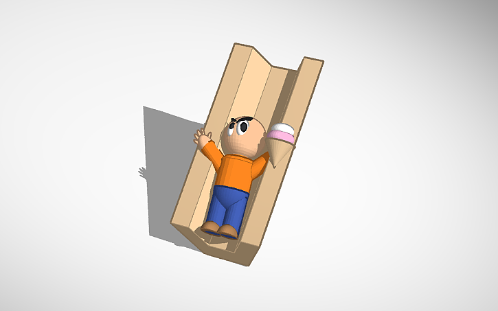 3D design Slide - Tinkercad