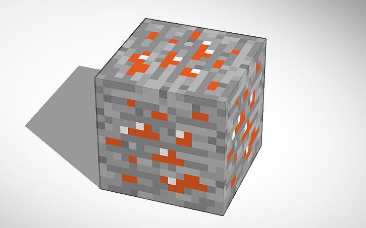 3D design Fire Elementium Ore - Tinkercad