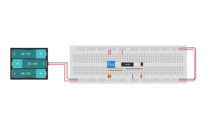 Circuit design Copy of Puerta And | Tinkercad