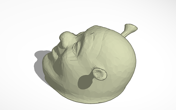 3D design SHREK - Tinkercad