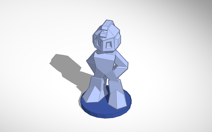 3D design Nintendo MegaMan - Tinkercad