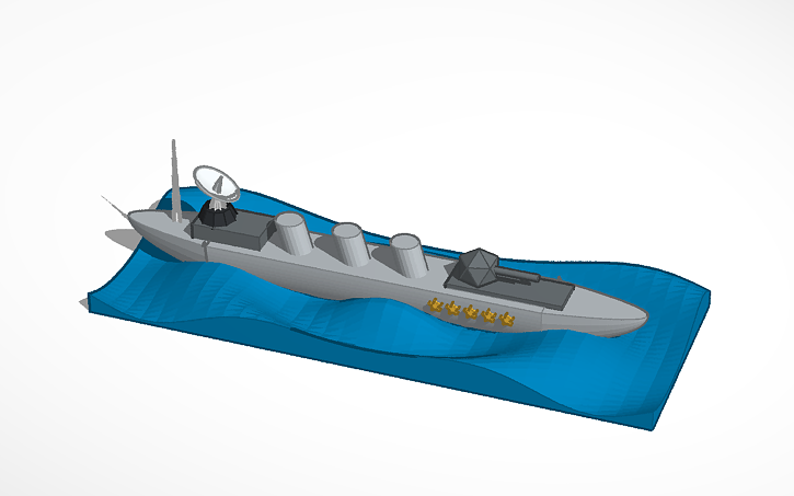 3D design Navy - Tinkercad