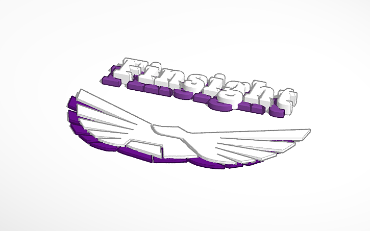 3D design Finsight logo 2 | Tinkercad