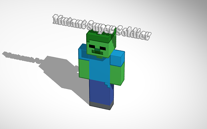 3D design Mutant Super Soldier | Tinkercad