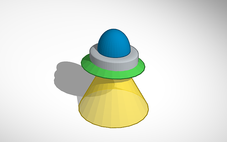 3D design Alien spaceship | Tinkercad