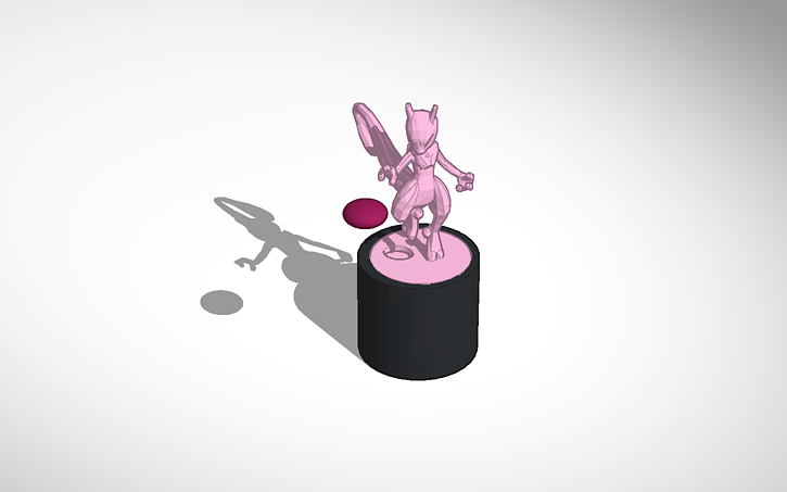 3D design Mewtwo | Tinkercad