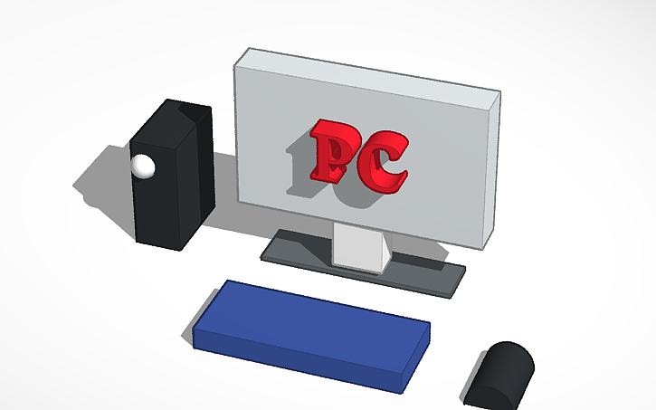 3D design PC - Tinkercad