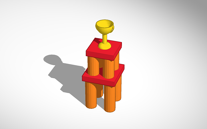 3D design Challenge #3: Trophy with Stand | Tinkercad