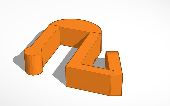 3D design Bag Hook - Tinkercad