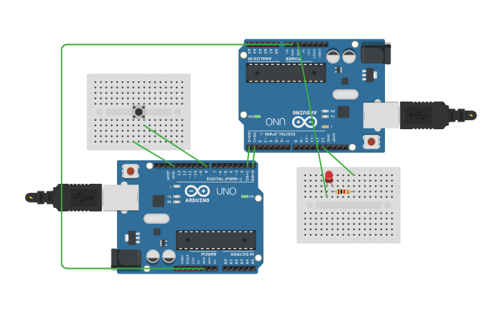 Circuit design UART_CEN325 - Tinkercad
