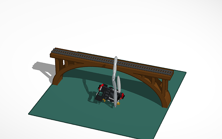 3D design Rusty's Ghost Engine at Old Iron Bridge - Tinkercad