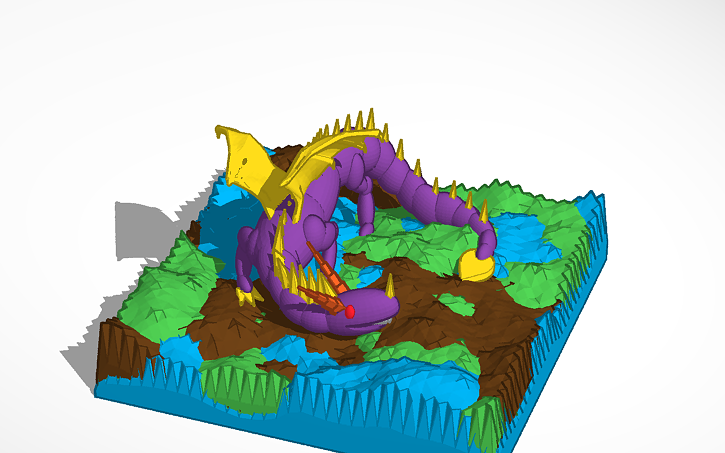 3D design Dragon | Tinkercad