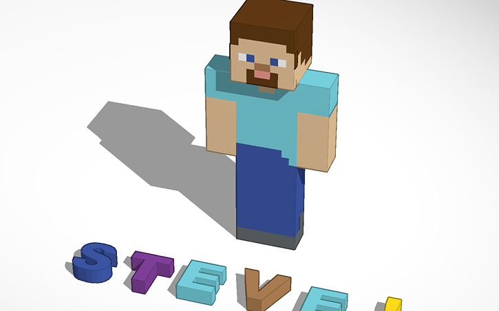 3D design Steve! - Tinkercad