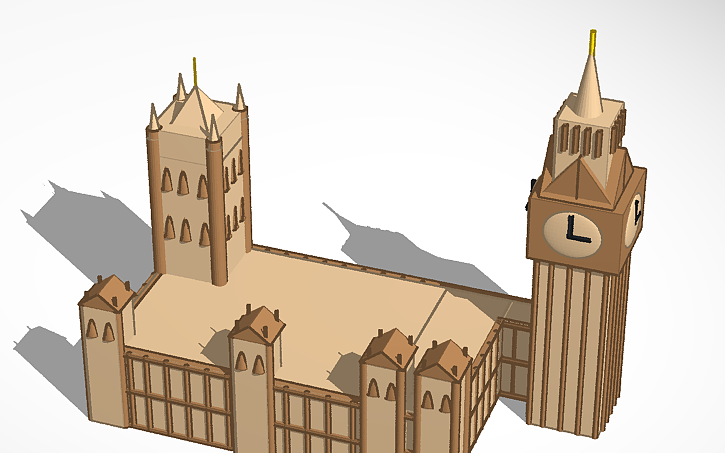 3D design big ben or elizabeth tower | Tinkercad