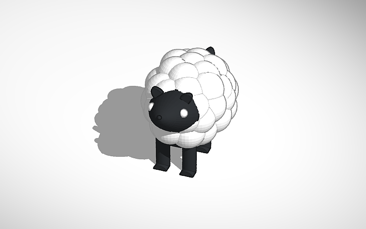 3D design SHEEP - Tinkercad