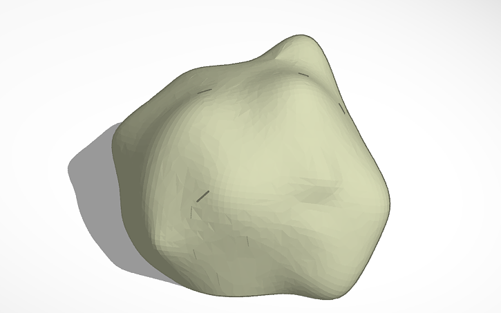 3D design Dwayne the rock 1 - Tinkercad