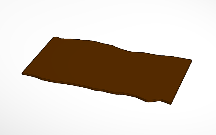 3D design Copy of Live Edge Coffee Table - Tinkercad
