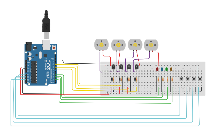 Circuit design Vending Machine Code - Tinkercad