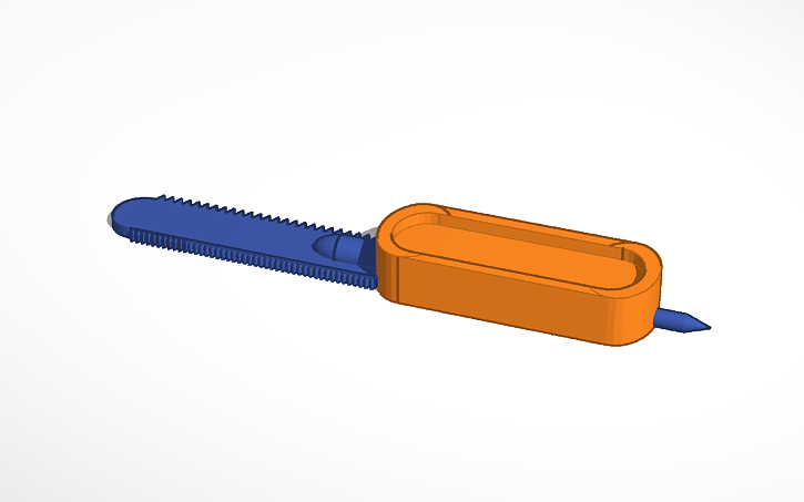 3D design Cardboard Cutter no support - Tinkercad