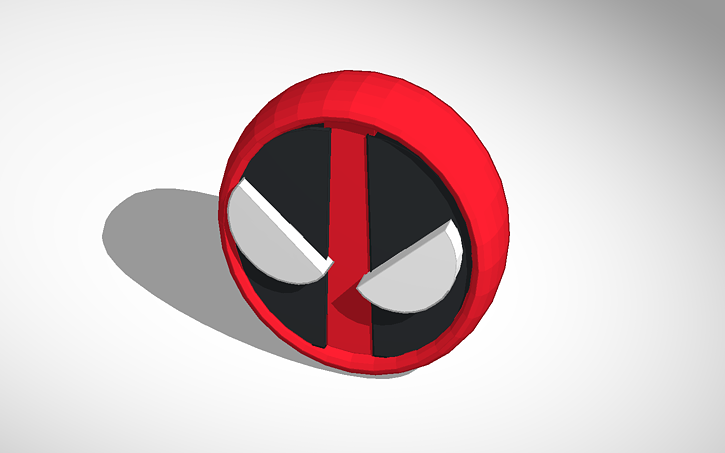3D design Deadpool sign | Tinkercad