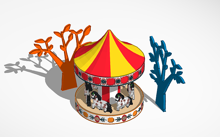 3D design The Magic Roundabout - Tinkercad