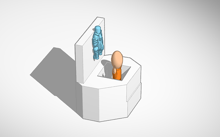 3D design skibidi toilet - Tinkercad