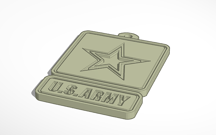 3D design us army - Tinkercad