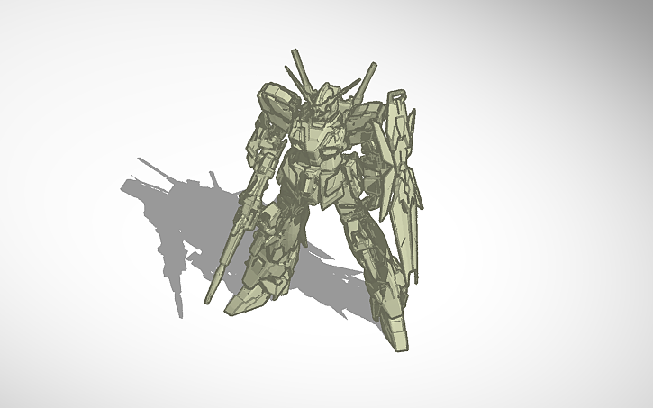 3D design gundam unicorn - Tinkercad