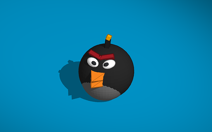 3D design Bomb the Angry Bird! - Tinkercad