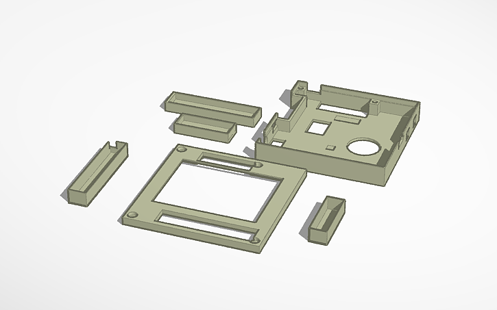 3D design ESP32 Wrover Case - Tinkercad