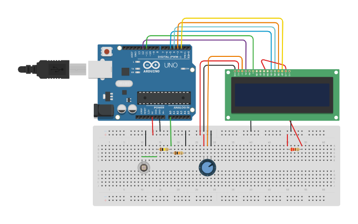 Circuit design photodiode | Tinkercad