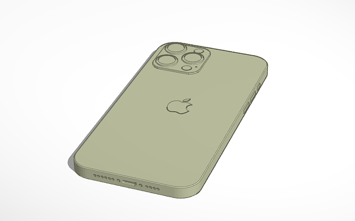 3D design iphone 12 - Tinkercad