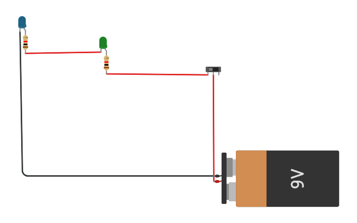 Circuit design Circuito en Serie | Tinkercad