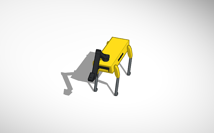 3D design Boston Dynamic spot mini - Tinkercad