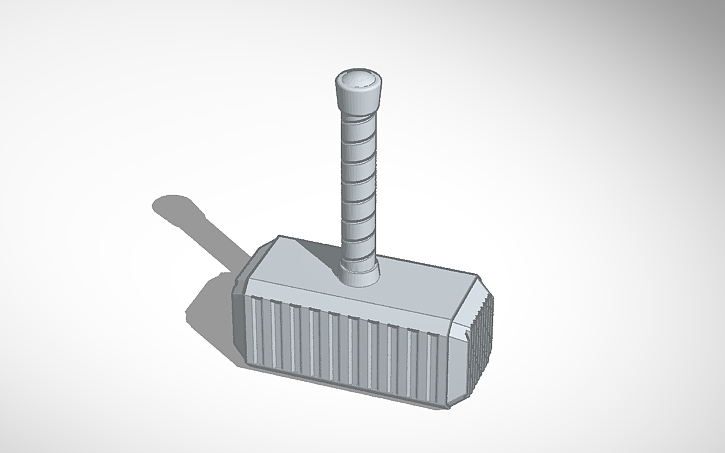 3D design thors hammer | Tinkercad