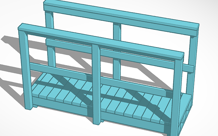 3D design Bridge - Tinkercad