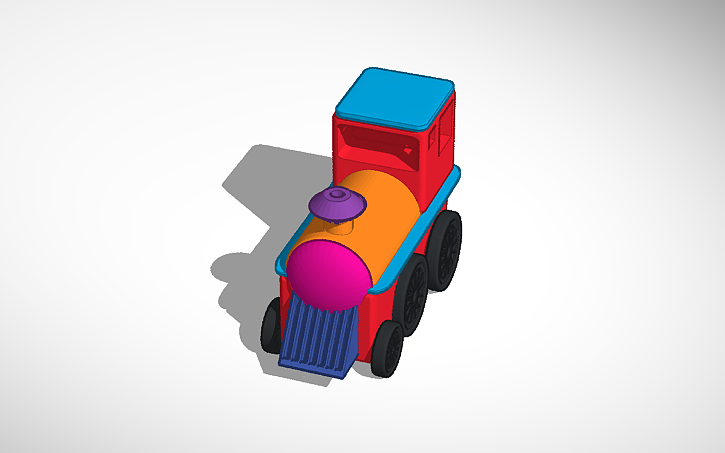3D design Toy Train - Tinkercad