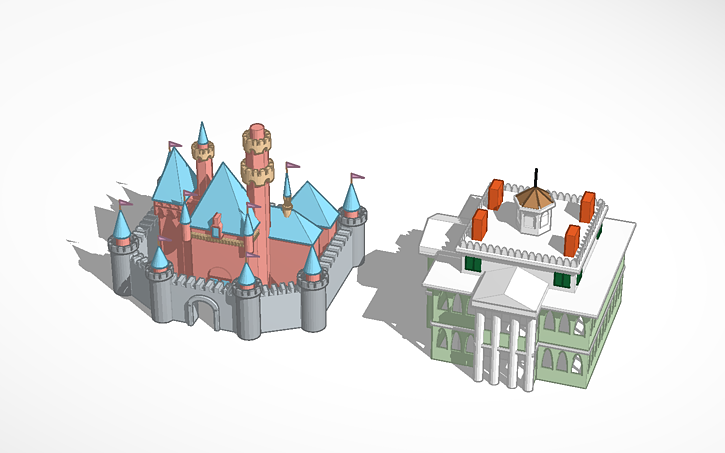 3D design Disneyland - Tinkercad