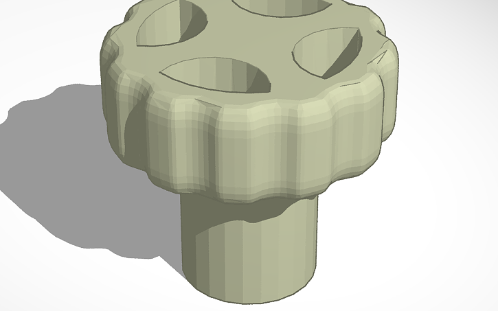 3D design Shortened Ender 3 Z-Axis Knob - Tinkercad