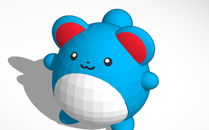 3D design marill - Tinkercad