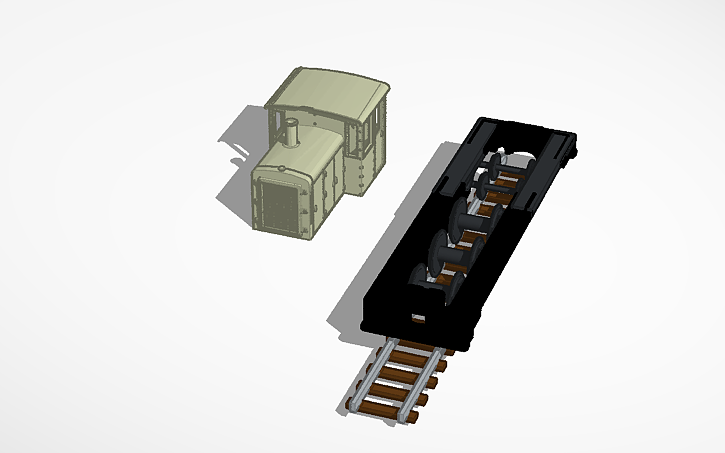 3D design HOn30 Diesel - Tinkercad