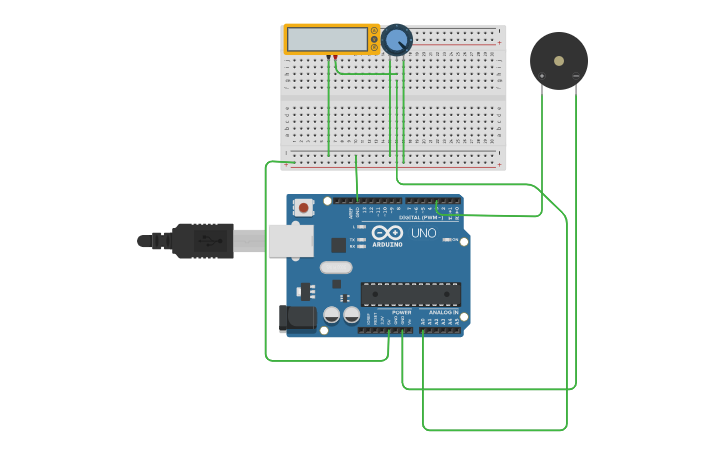 Circuit design Task 1 - Tinkercad