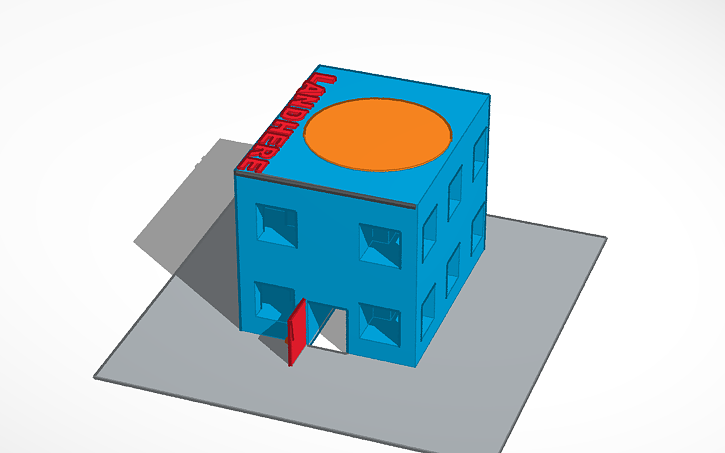 3D design Building - Tinkercad
